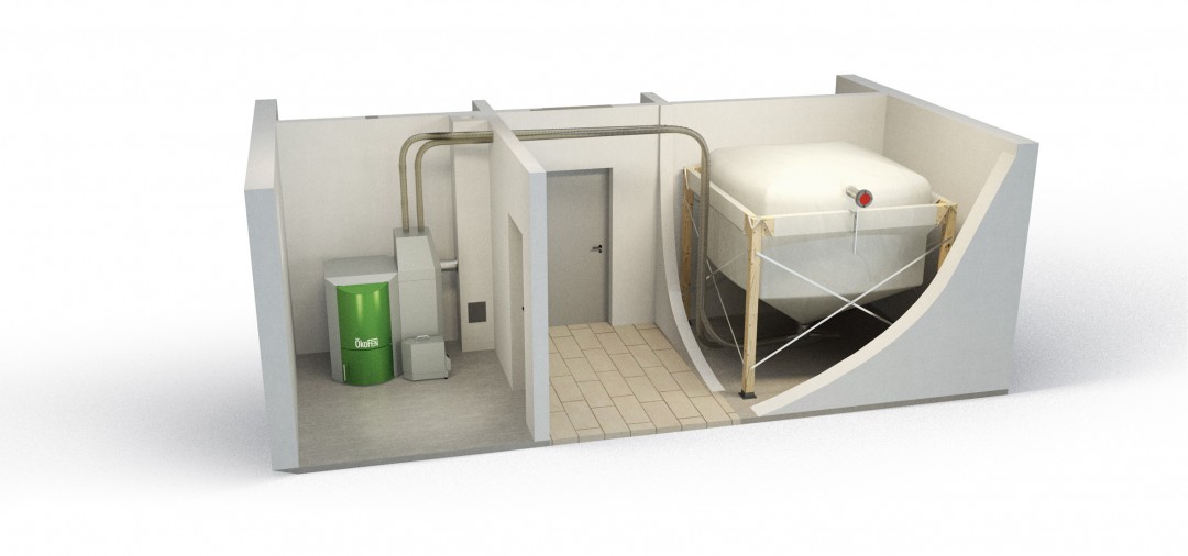 wood pellet hoppers, thermal stores & other products - Pellets2Heat